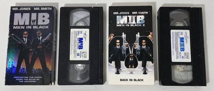 Men in Black & Men in Black II VHS - Etsy