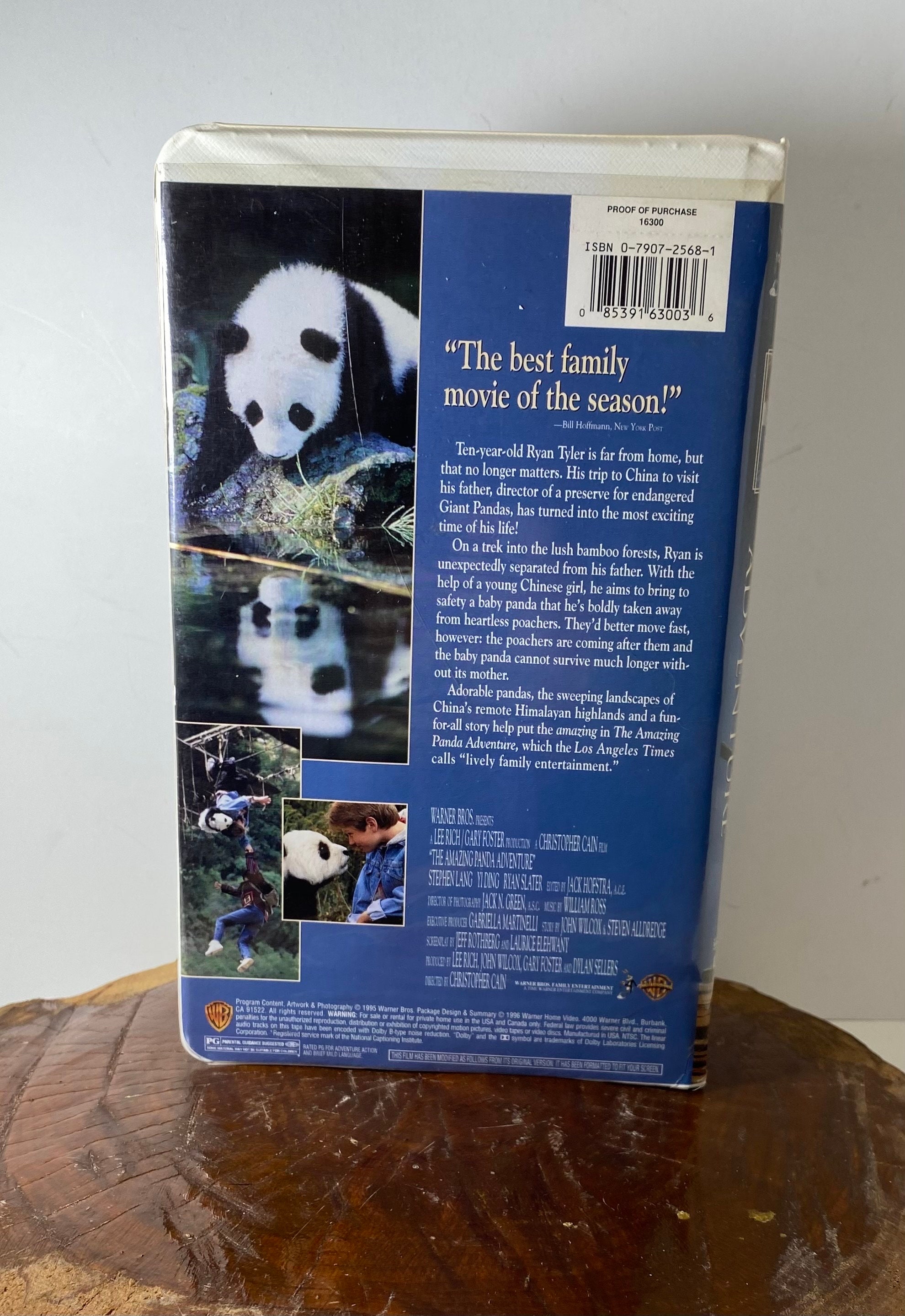 The Amazing Panda Adventure VHS - Etsy