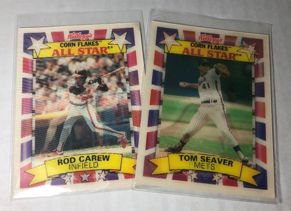 1992 Kellogg's Corn Flakes All-star Baseball Cards | Etsy