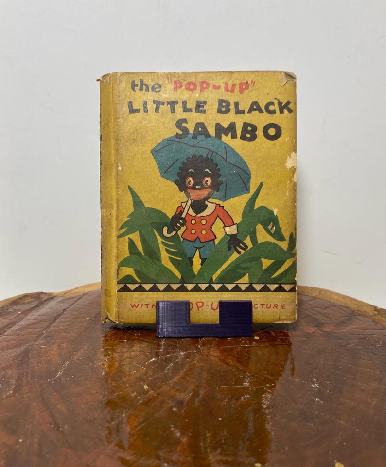1934 the “pop-up” Little Black Sambo Book - Etsy