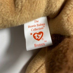Beanie Baby "bones" the Dog (PVC Pellets) - Etsy