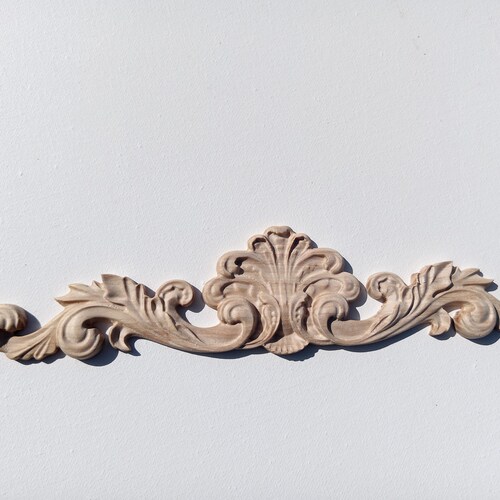 Floral Wood Pattern Wooden Onlay 1pc Applique Furniture - Etsy