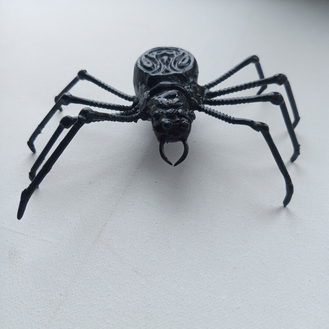 Metal Spider Metal Arachnid Sculpture - Etsy