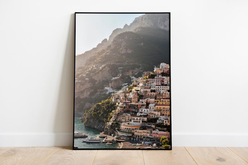 Positano Print, Positano Printable, Italy Photography, Pastel Print ...