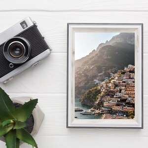 Positano Print, Positano Printable, Italy Photography, Pastel Print ...