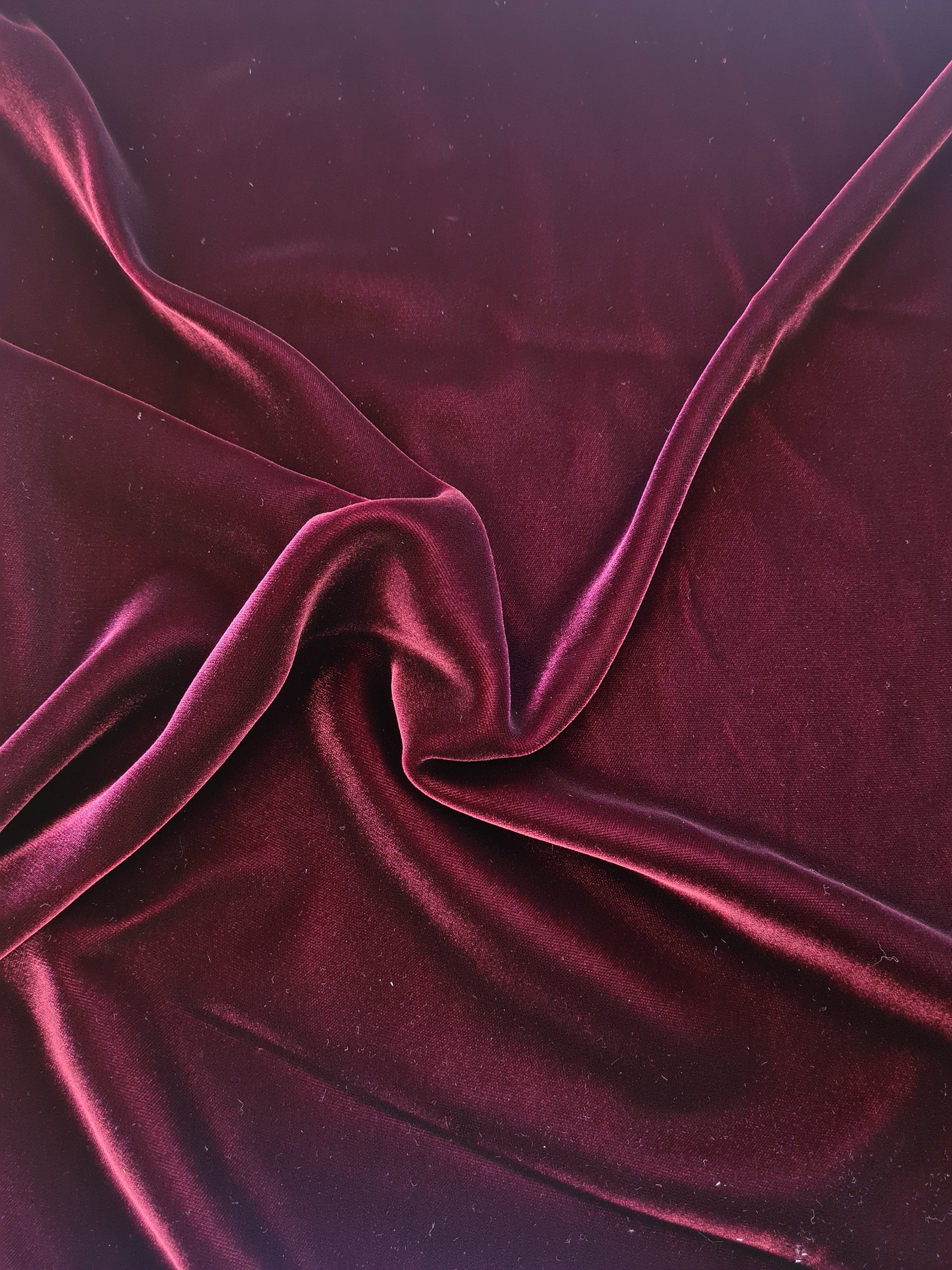 Burgundy Velour Fabric - Etsy Canada