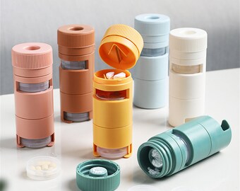 Cylindrical Pill Box - Etsy
