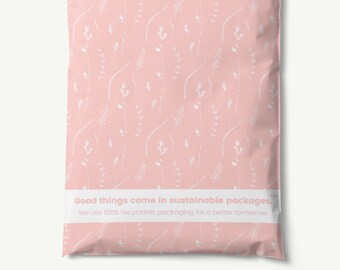 Eco-friendly Poly Mailers 10 X 13, Pink, Pack of 25, 50, 75 or 100 ...