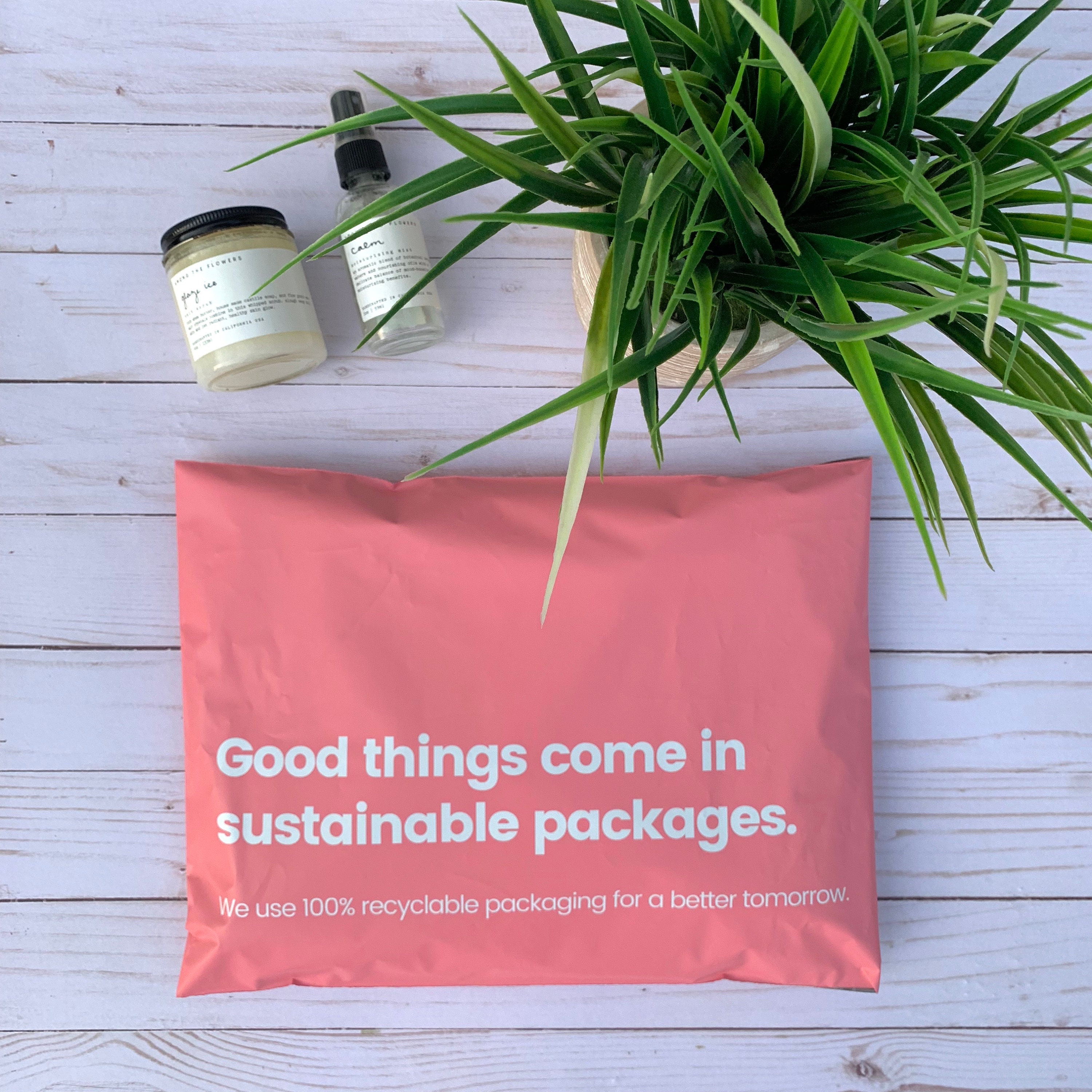 Eco-friendly Poly Mailers 10 X 13 Pink Pack of 25 50 75 or - Etsy