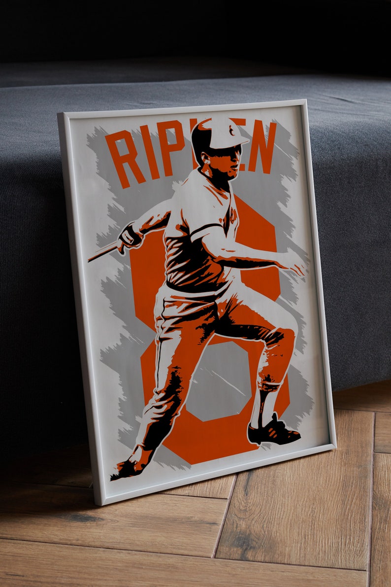Cal Ripken Jr. Poster, Baseball Poster, Vintage Orioles Poster for ...