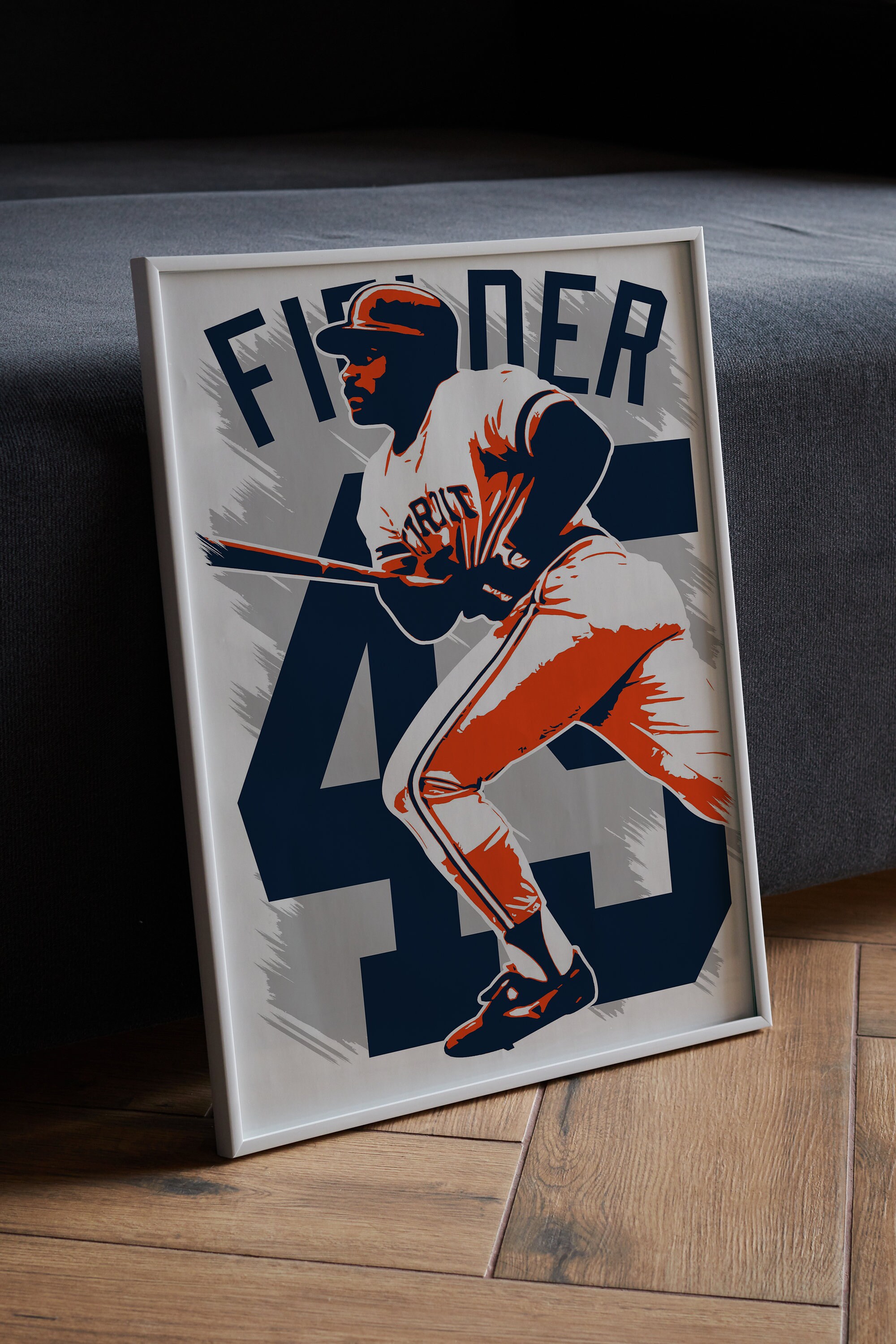 Cecil Fielder Baseball Poster, Cecil Fielder Print, Cecil Fielder Art ...