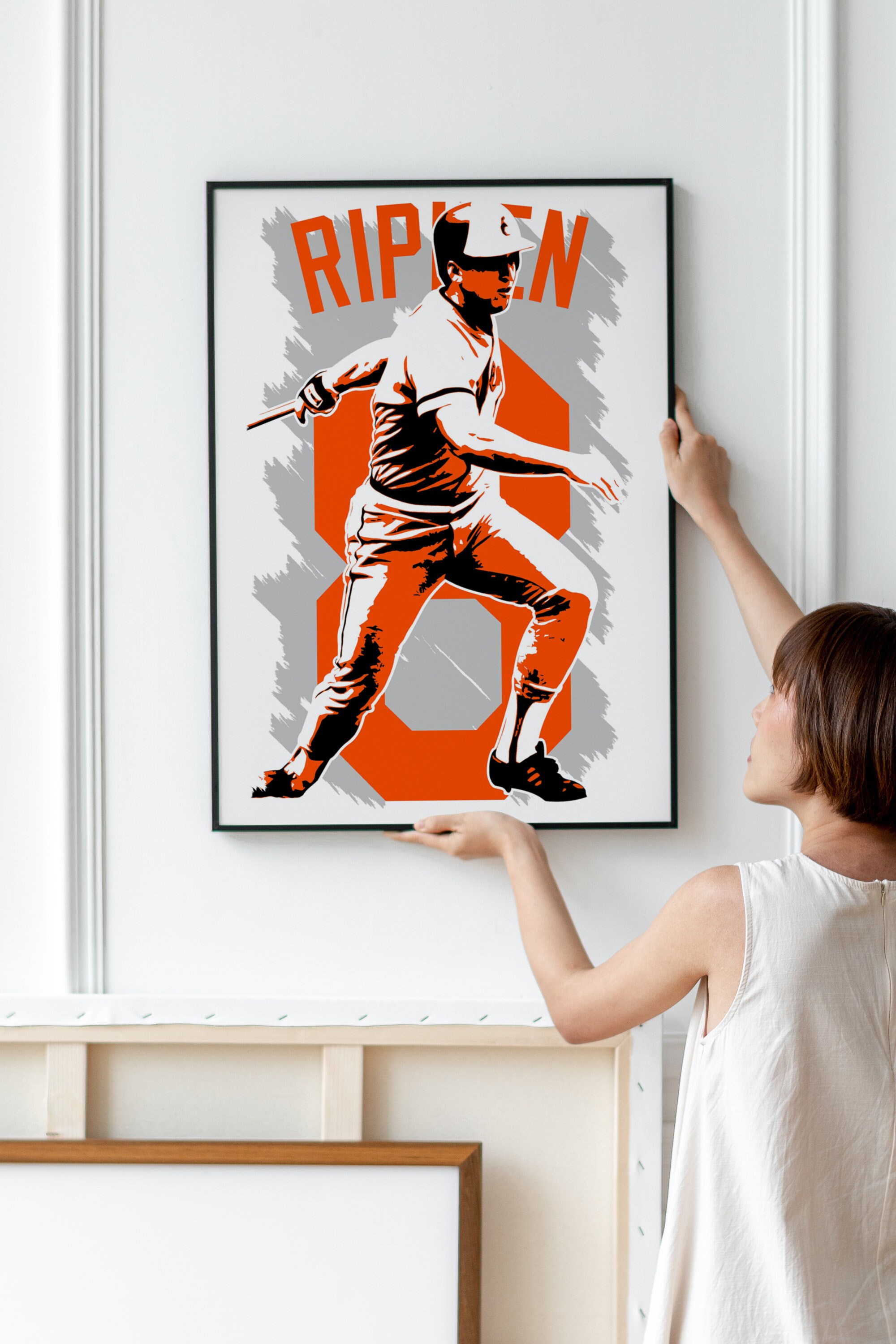 Cal Ripken Jr. Poster, Baseball Poster, Vintage Orioles Poster for ...