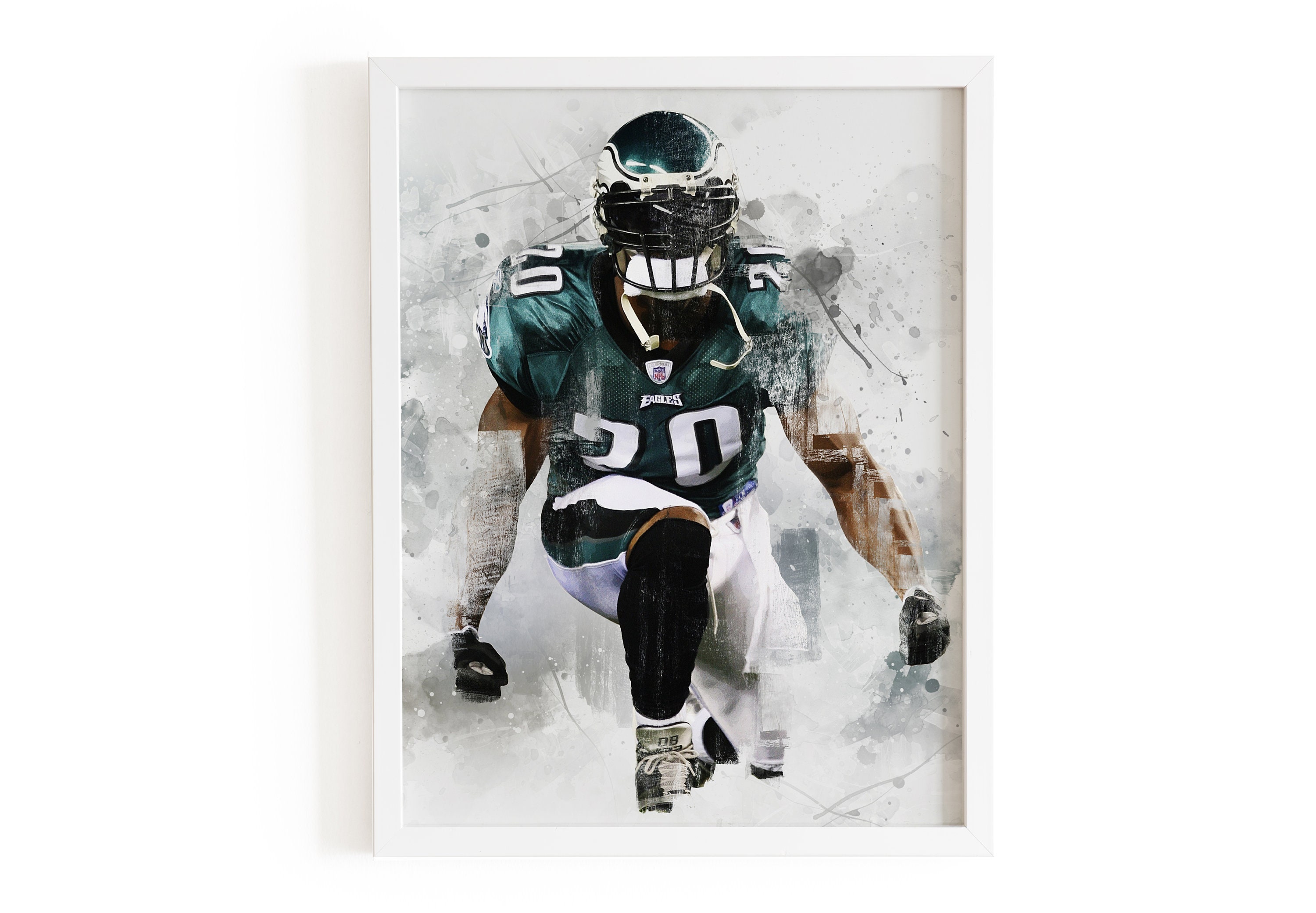 Brian Dawkins Poster, Brian Dawkins Philadelphia Eagles, Football Wall ...