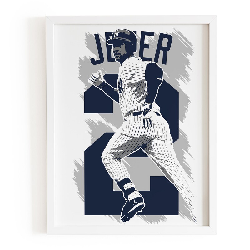 Derek Jeter Poster - Etsy