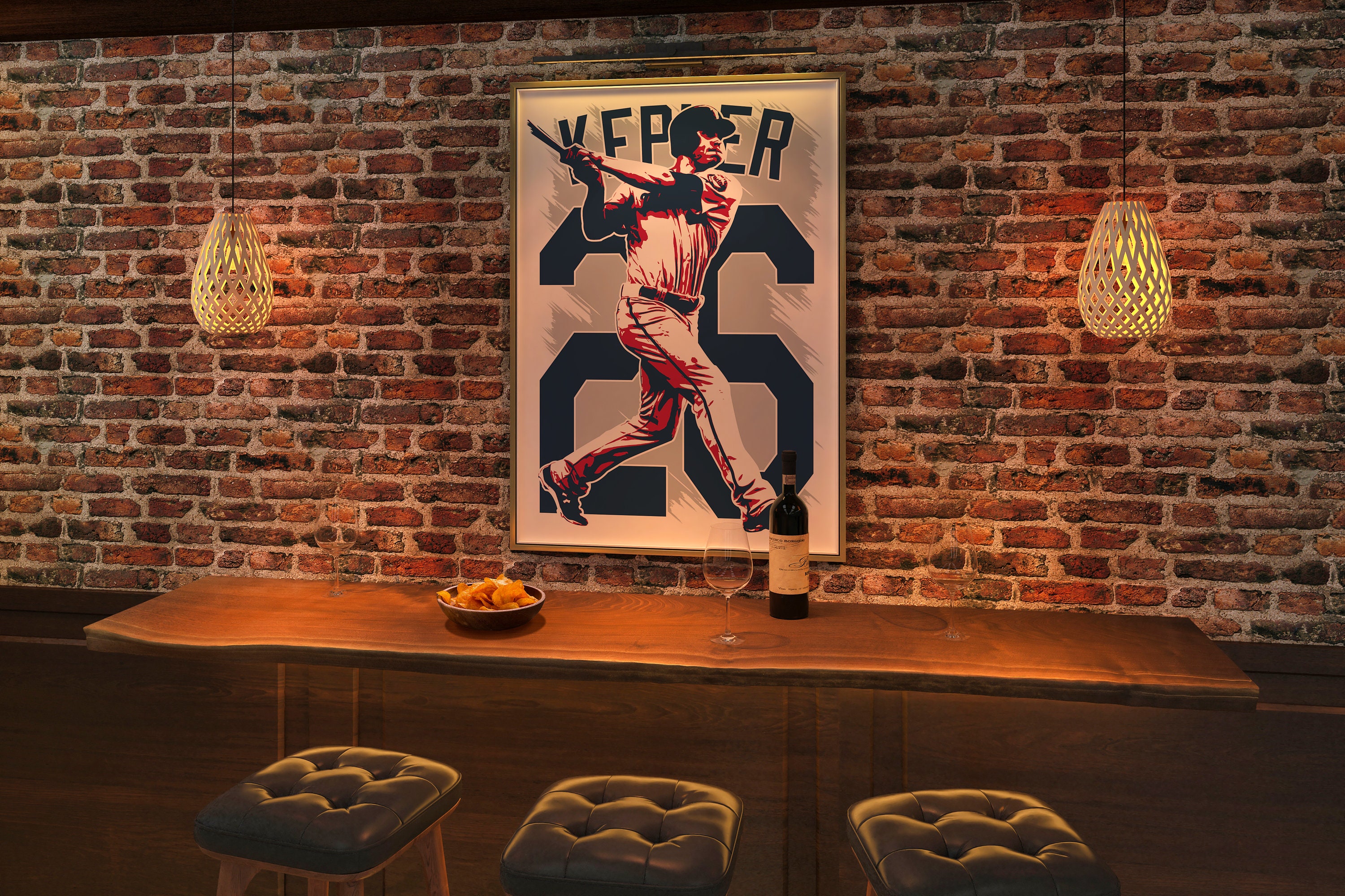 Max Kepler Poster, Baseball Print, Minnesota Twins Decor, for Baseball ...