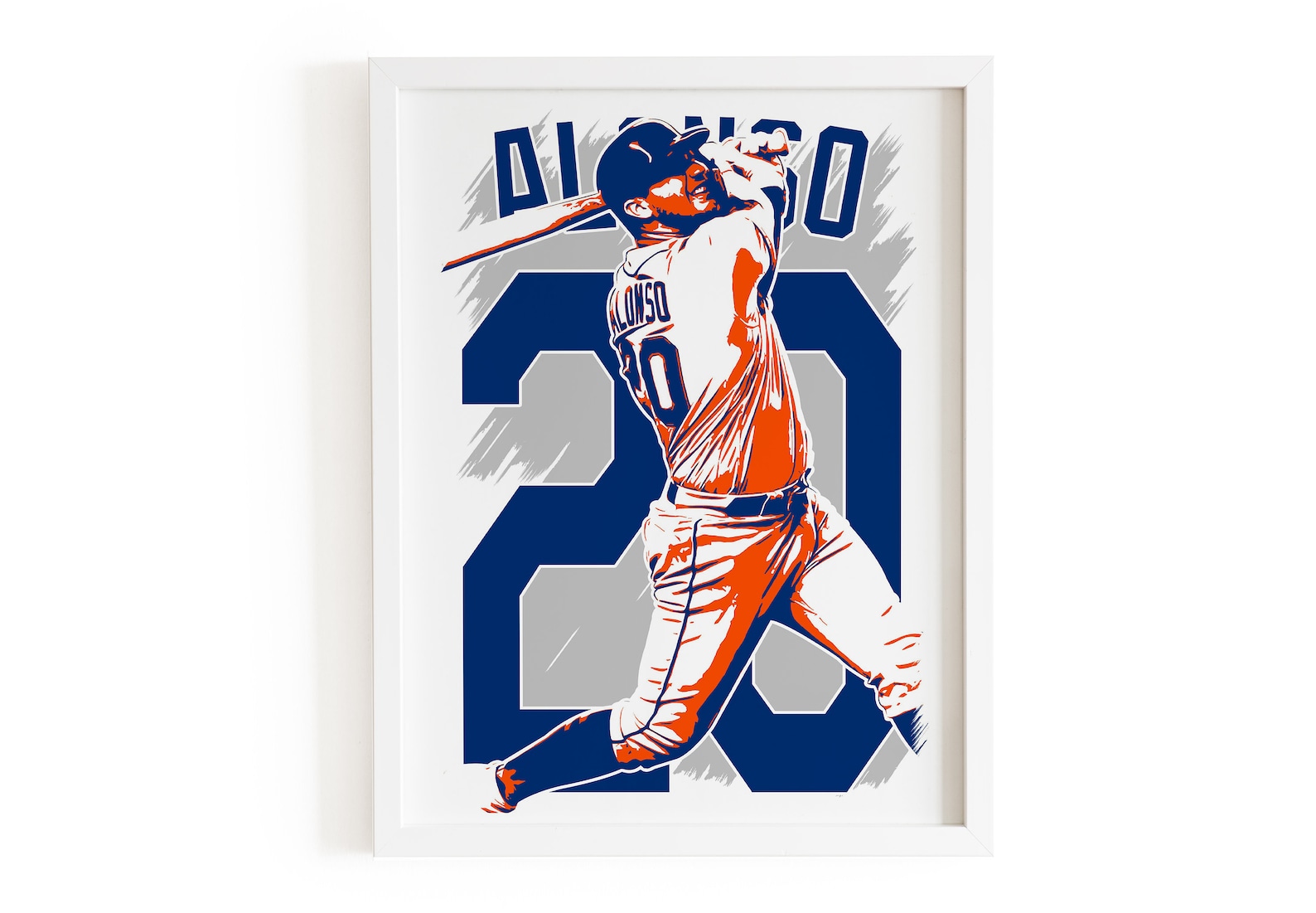 Pete Alonso Poster, Pete Alonso Print, Baseball Poster, New York Mets ...