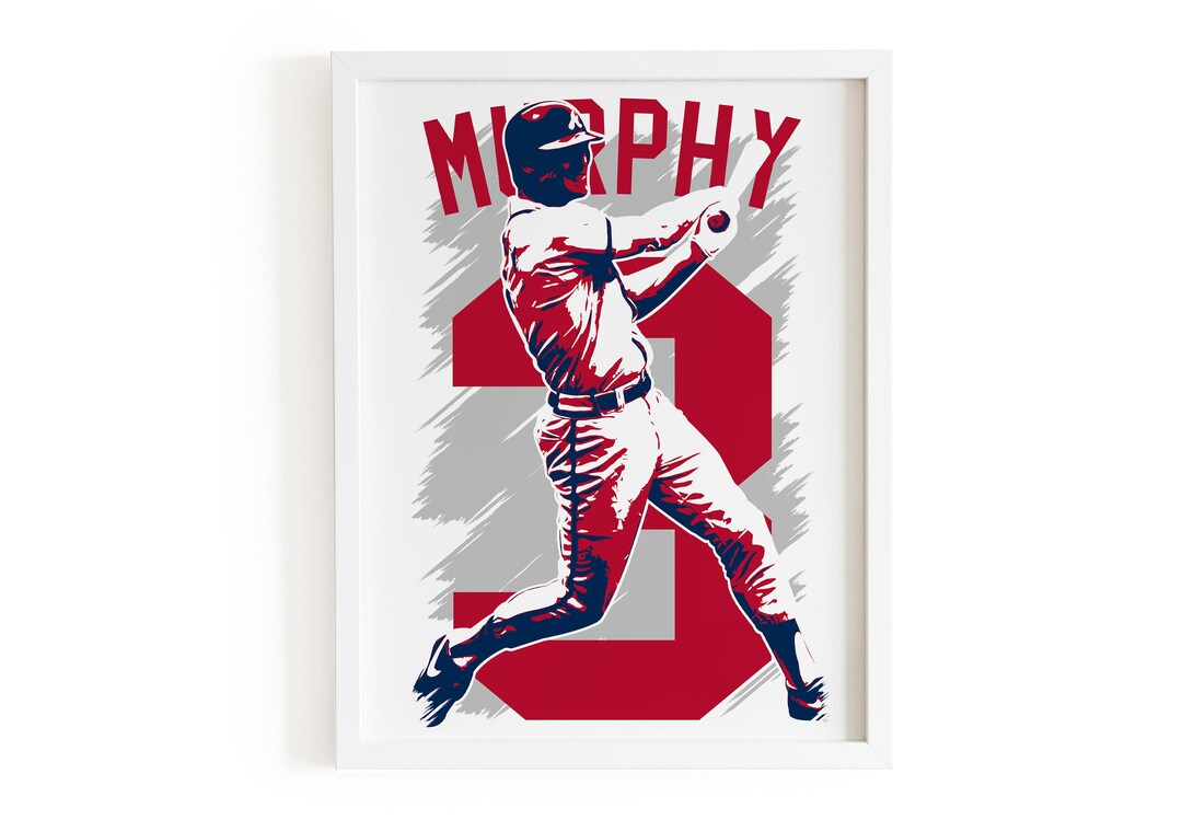 Dale Murphy Poster, Dale Murphy Print, Baseball Posters, Atlanta Braves ...