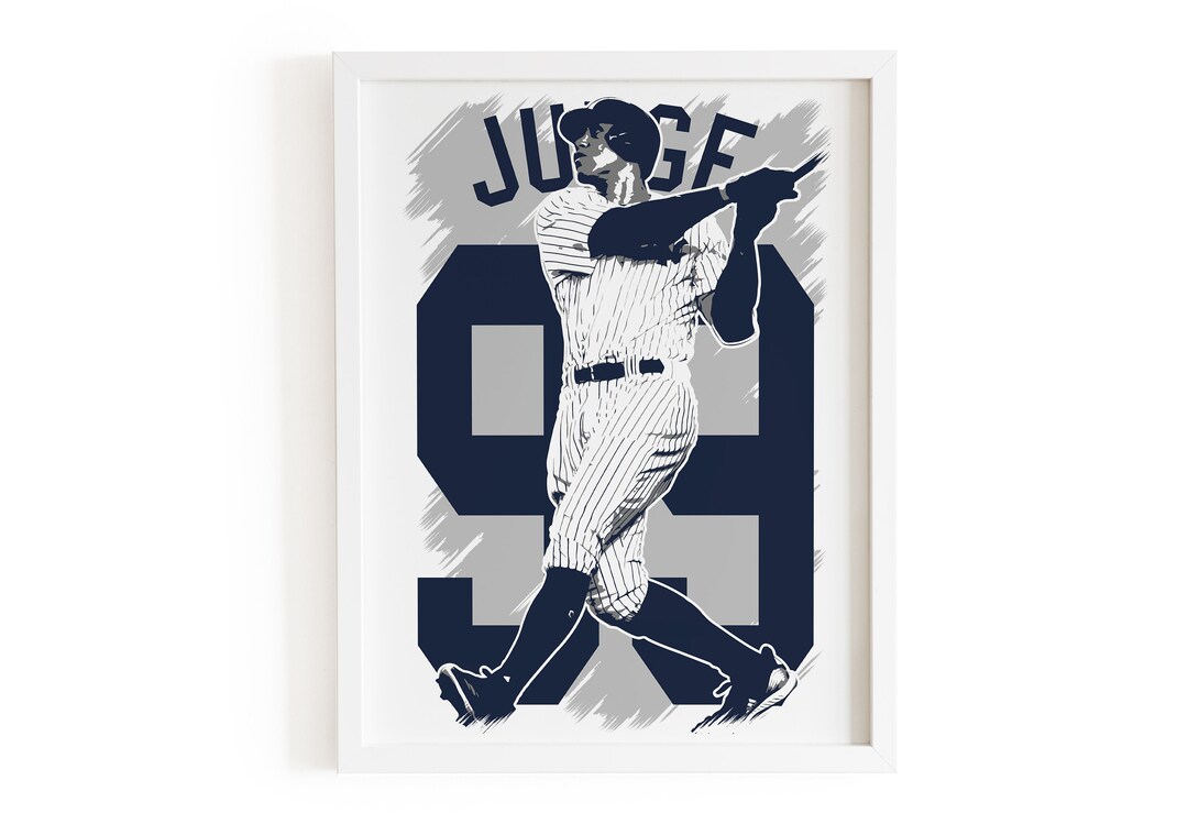 Aaron Judge Poster, Aaron Judge Artwork, Aaron Judge Print, Baseball ...