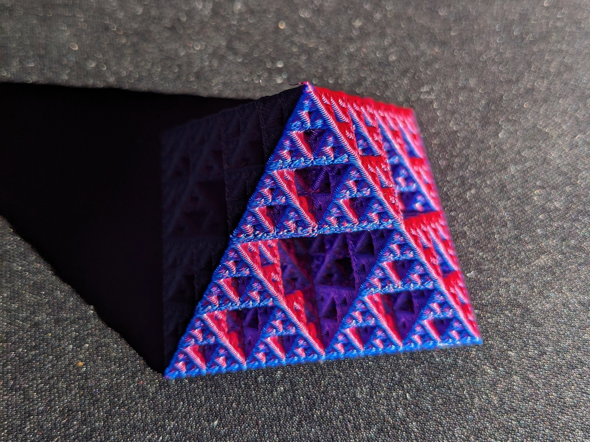 Seamless Dual-color 3d-printed Sierpinski Tetrahedron & Bipyramid - Etsy