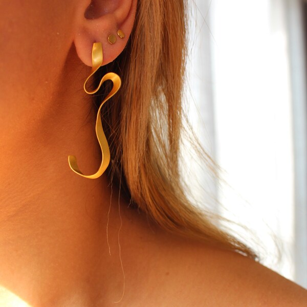 Modern Earrings - Etsy