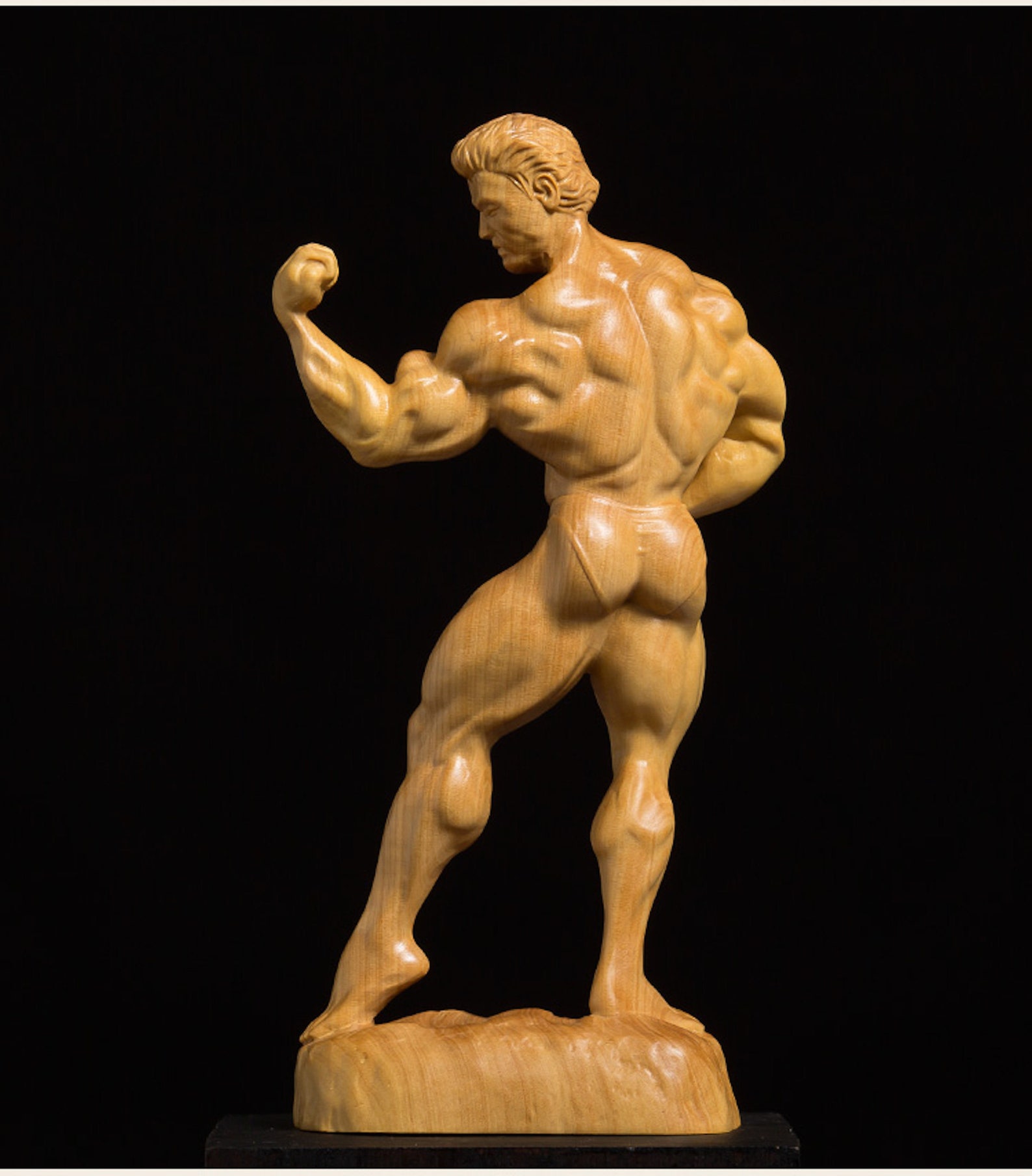 Bodybuilding Man Muscle Male Statue | Etsy