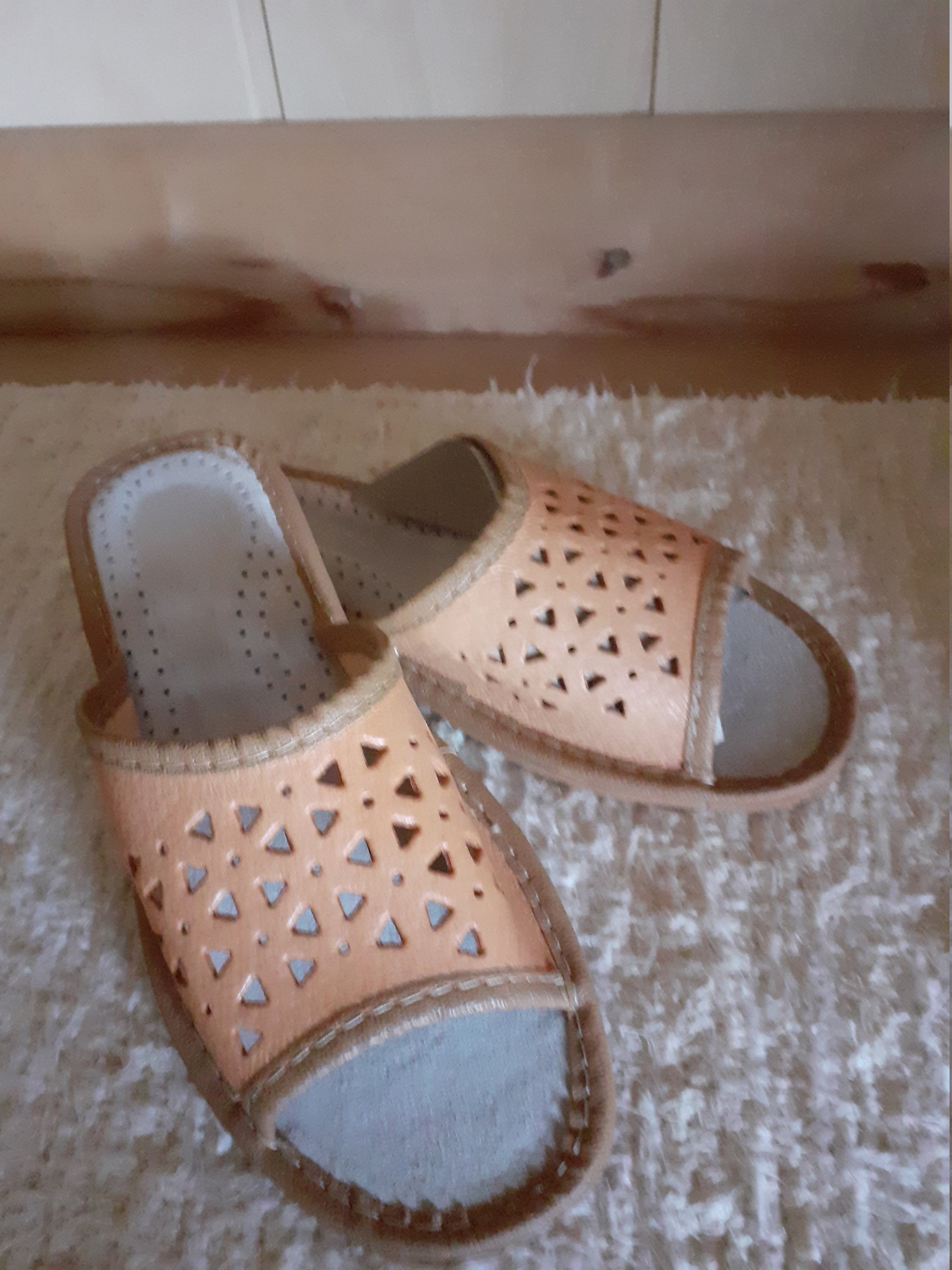 Ladies Traditional Polish Slippers 100% Leather - Etsy