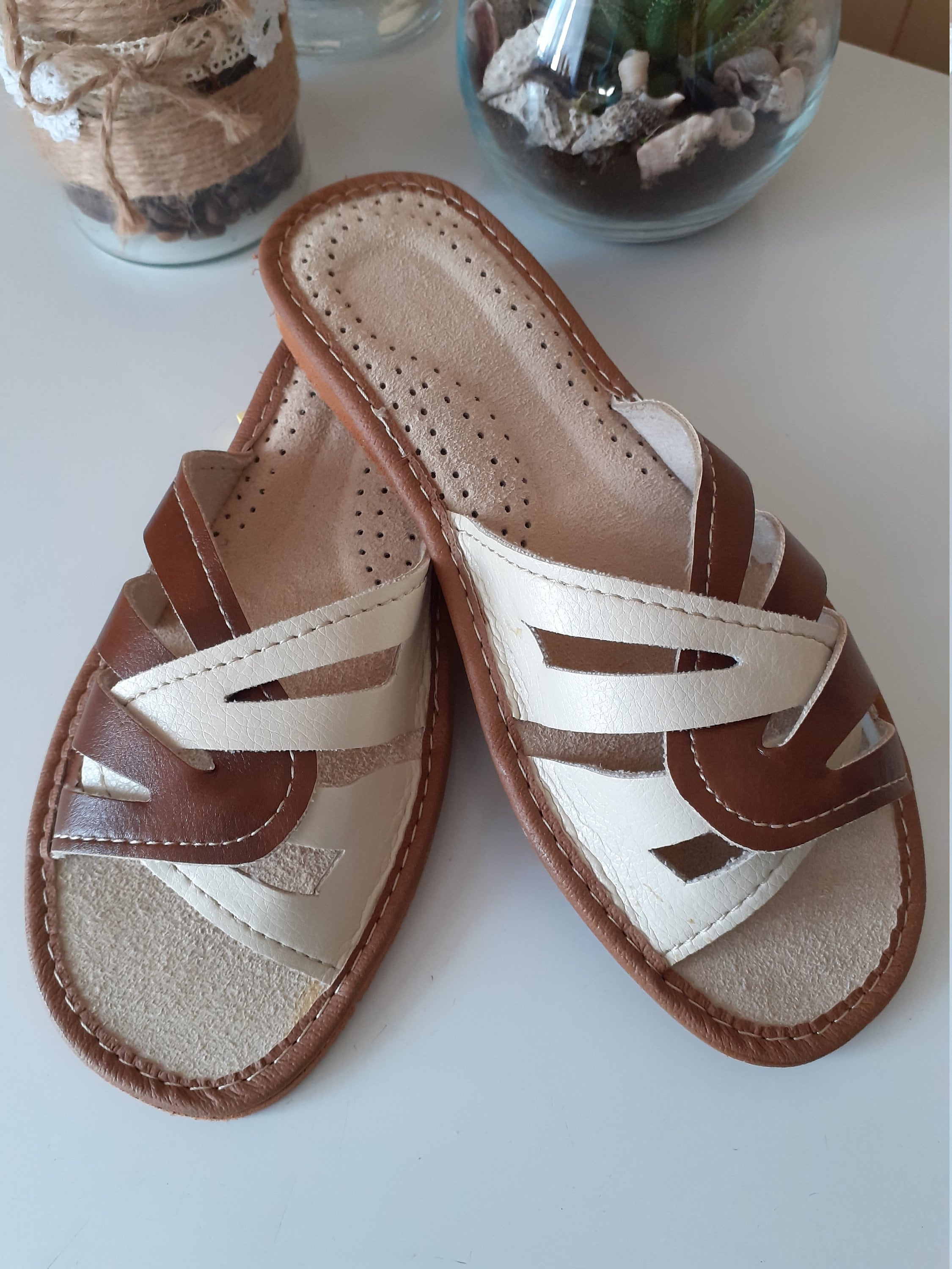 Ladies Traditional Polish Slippers 100% Leather - Etsy