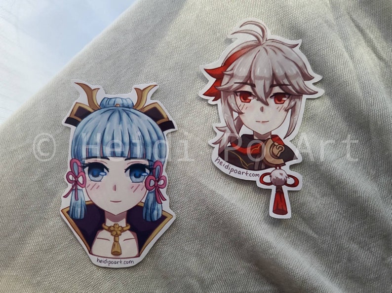 Ayaka Genshin Impact Sticker - Etsy