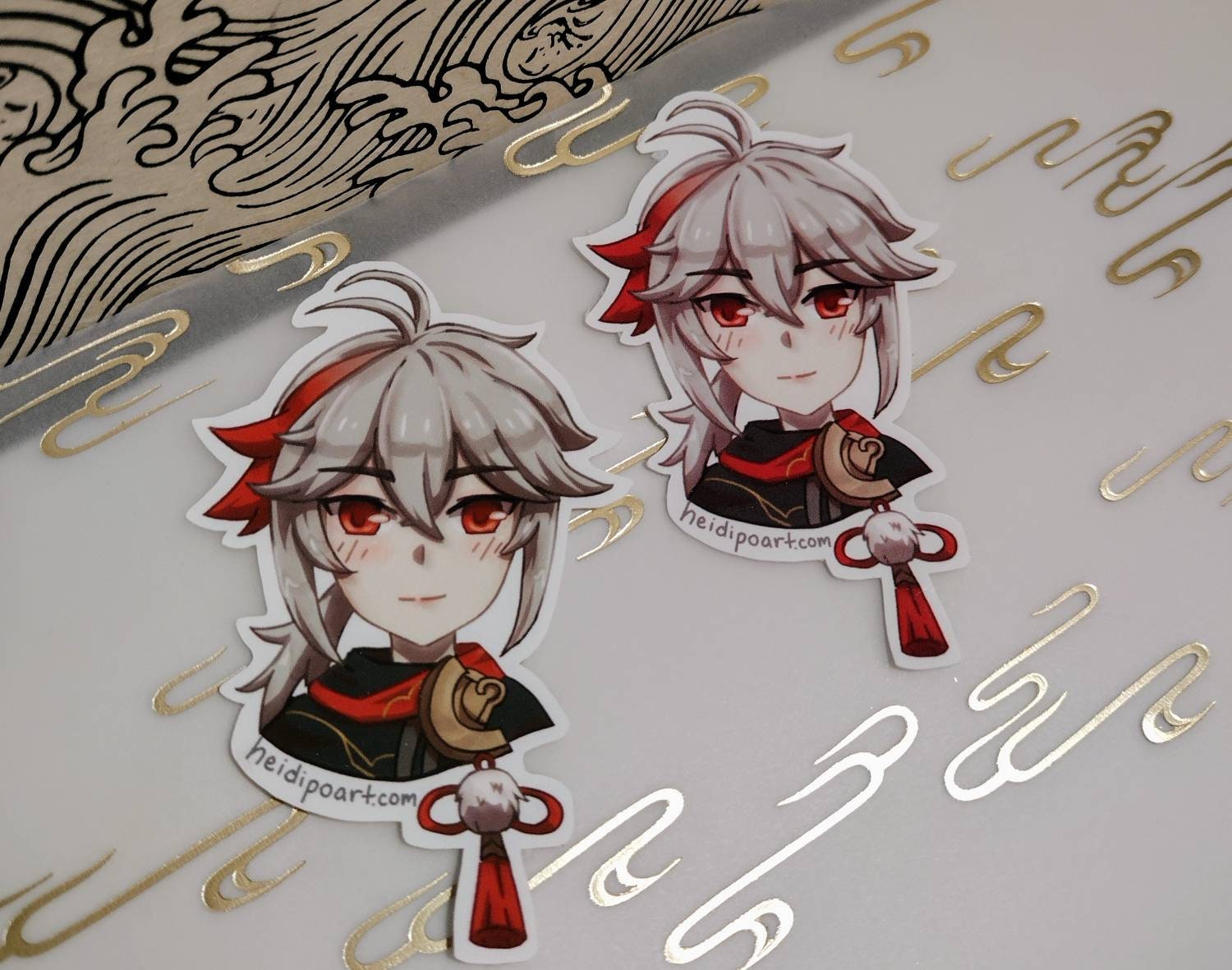 Kazuha Kaedehara Genshin Impact Sticker - Etsy