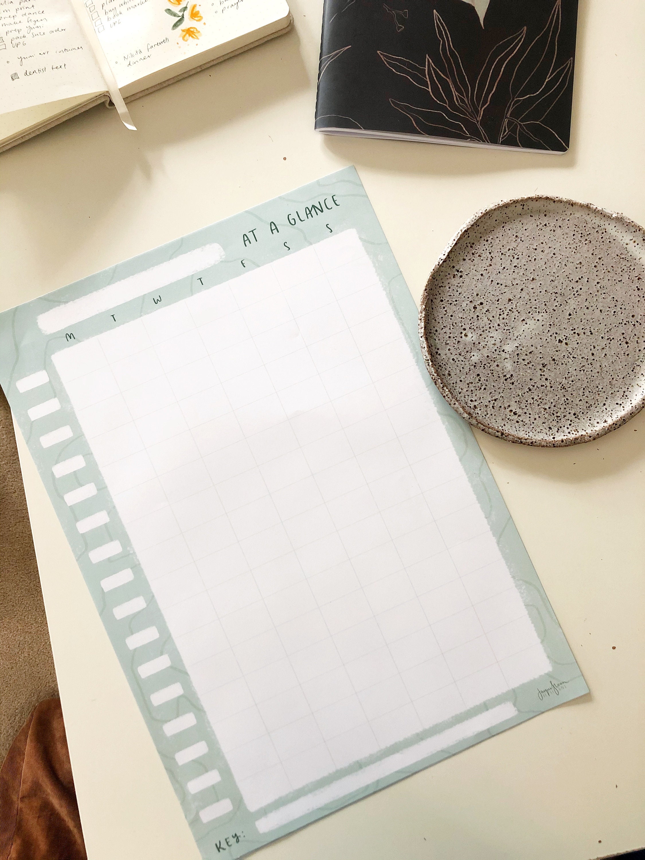 At A Glance Term Planner (printable Digital Download) - Semester ...