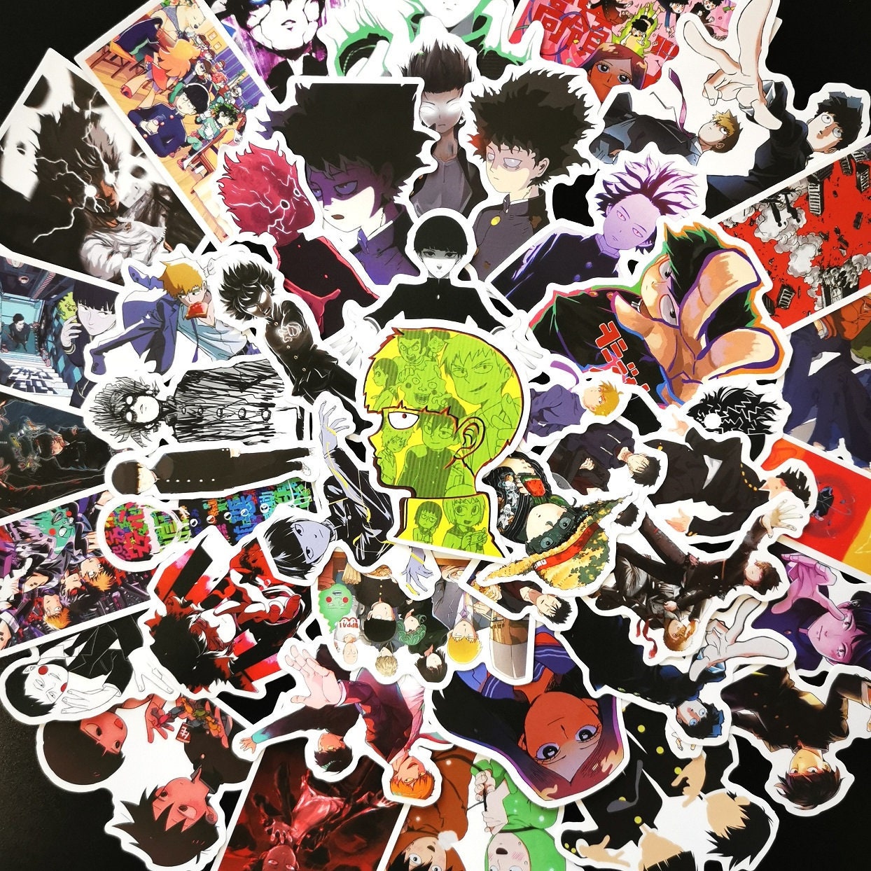 Mob100 Anime sticker pack | Etsy