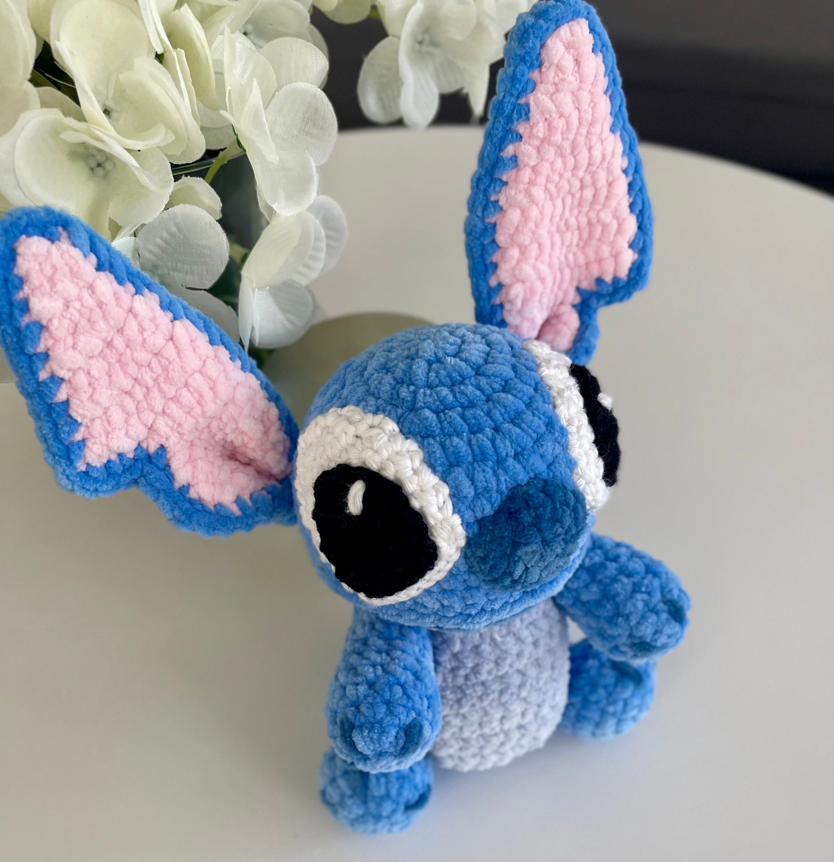 Stitch Crochet Pattern: Chenille Plush Toy (english & Czech PDF) - Etsy