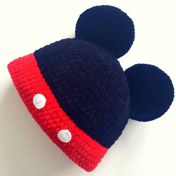 Mickey Mouse Hat Knitting Pattern