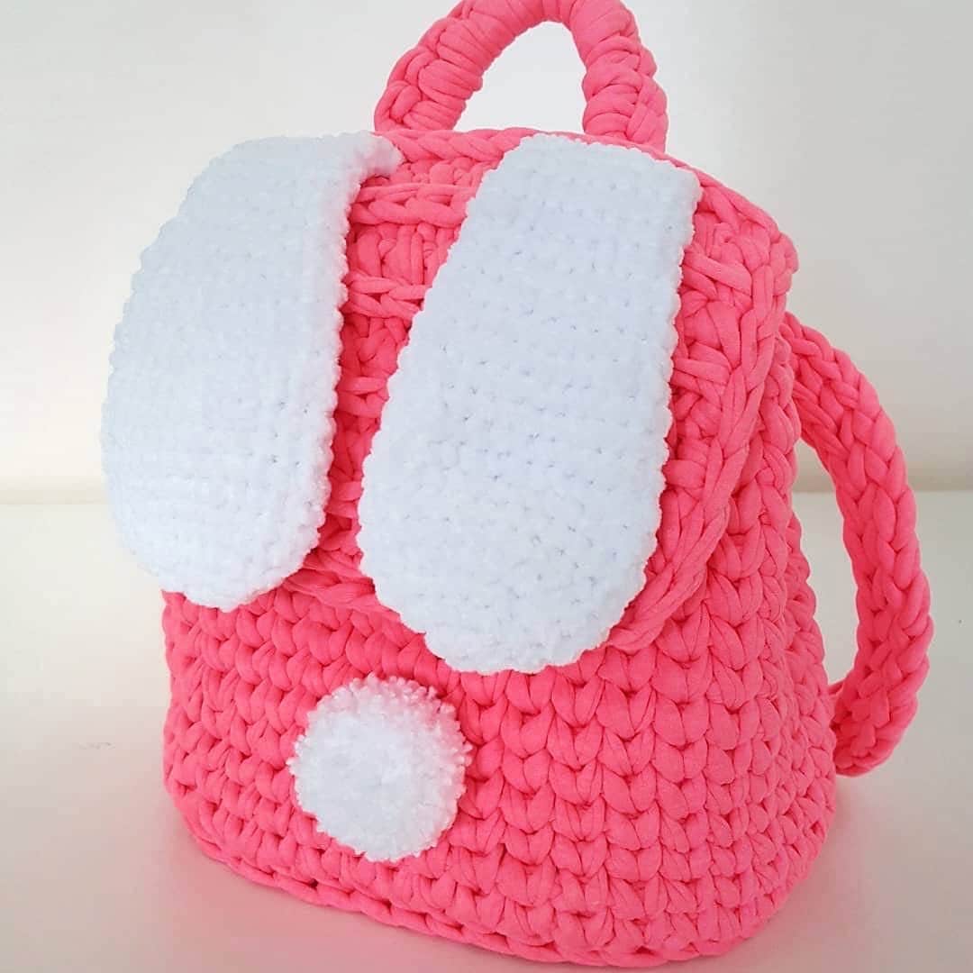 Crochet Rabbit Backpack PATTERN, PDF Written Pattern, Rabitt Back Pack ...