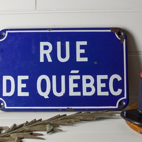French Street Sign Vintage - Etsy