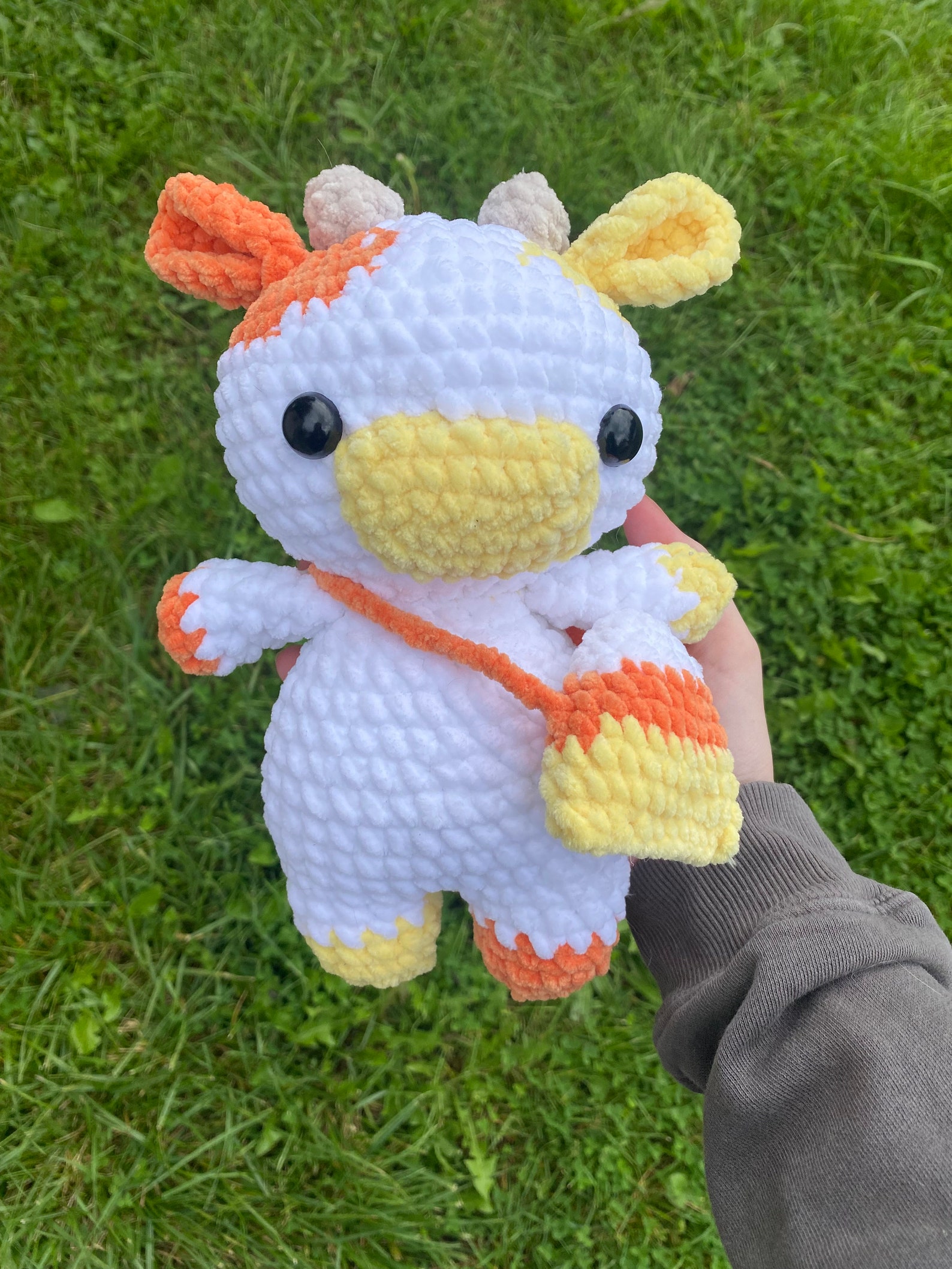 Candy Corn Cow Plushy - Etsy