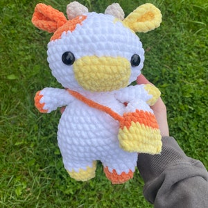 Candy Corn Cow Plushy - Etsy