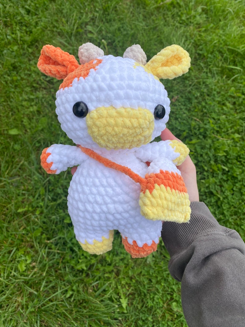 Candy Corn Cow Plushy - Etsy