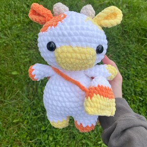 Candy Corn Cow Plushy - Etsy