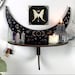 Baroque Gothic Artwork, Luna Moth Framed, Goth Black Witch Wall Display ...