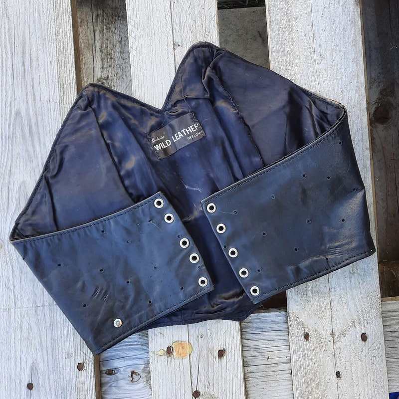 Leather Bustier - Etsy