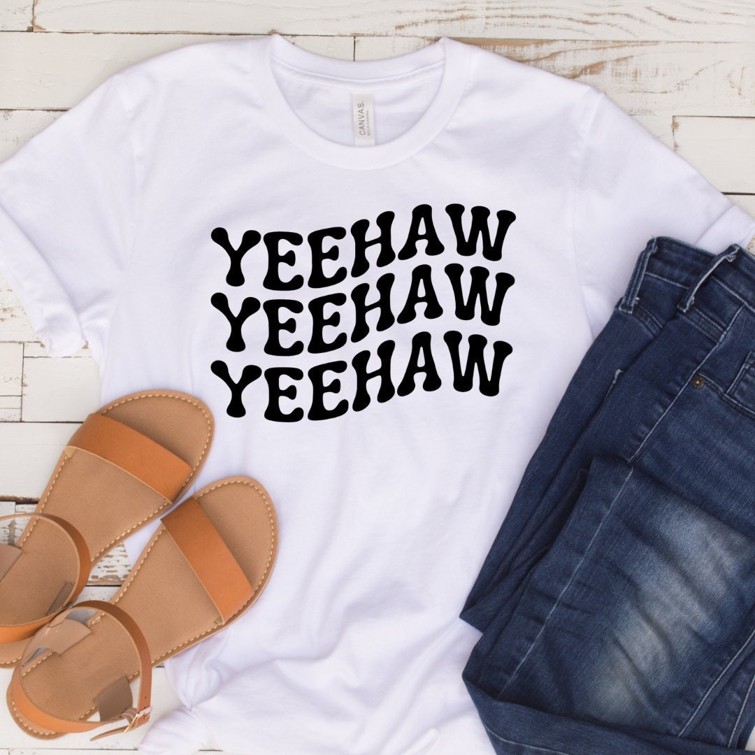 Yeehaw Stack Cut Svg File | SVG PNG PDF | Western Svg Digital File ...