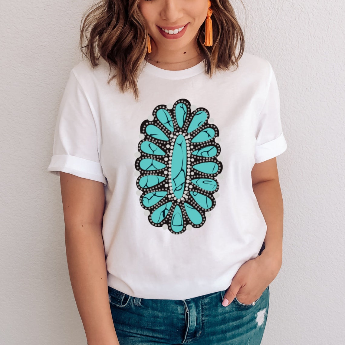 Turquoise Gemstone Cut File | SVG PDF PNG | Cricut Cut File Design ...