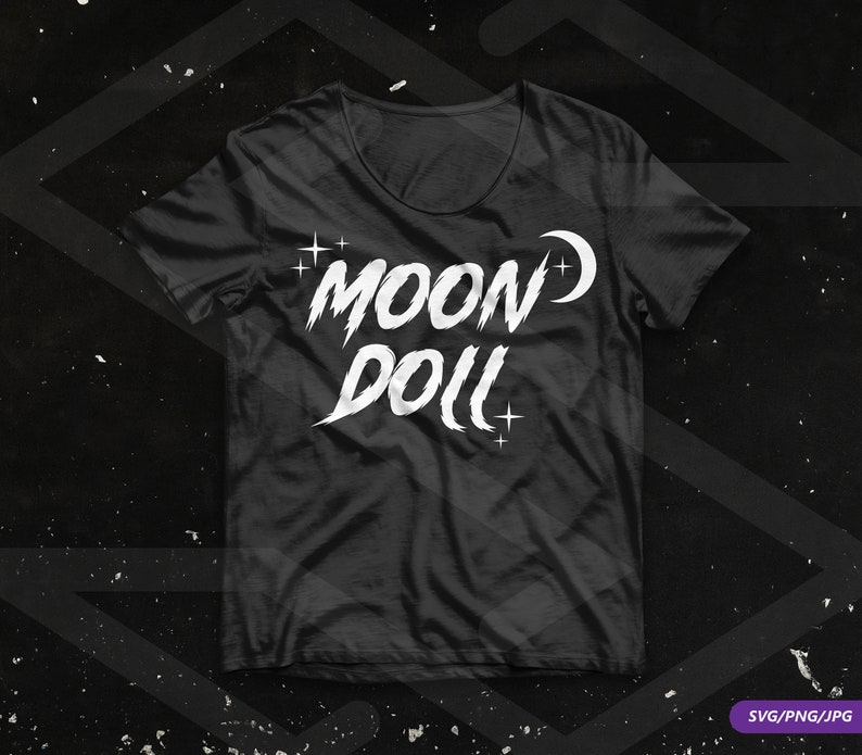 Moon Doll Svg, Witchy Svg, Gothic Svg, Moon Phase Svg, Moon Svg - Etsy