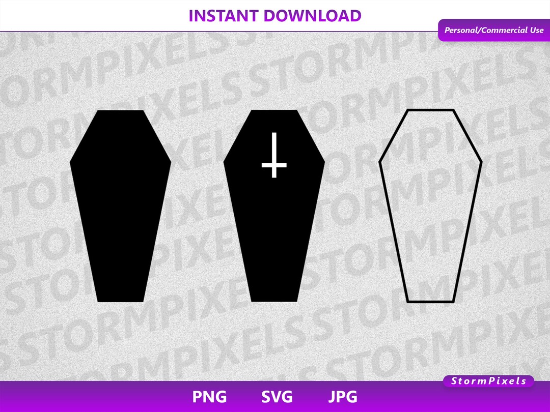Coffin Bundle / Halloween Pack, Gothic Pack - Etsy Israel
