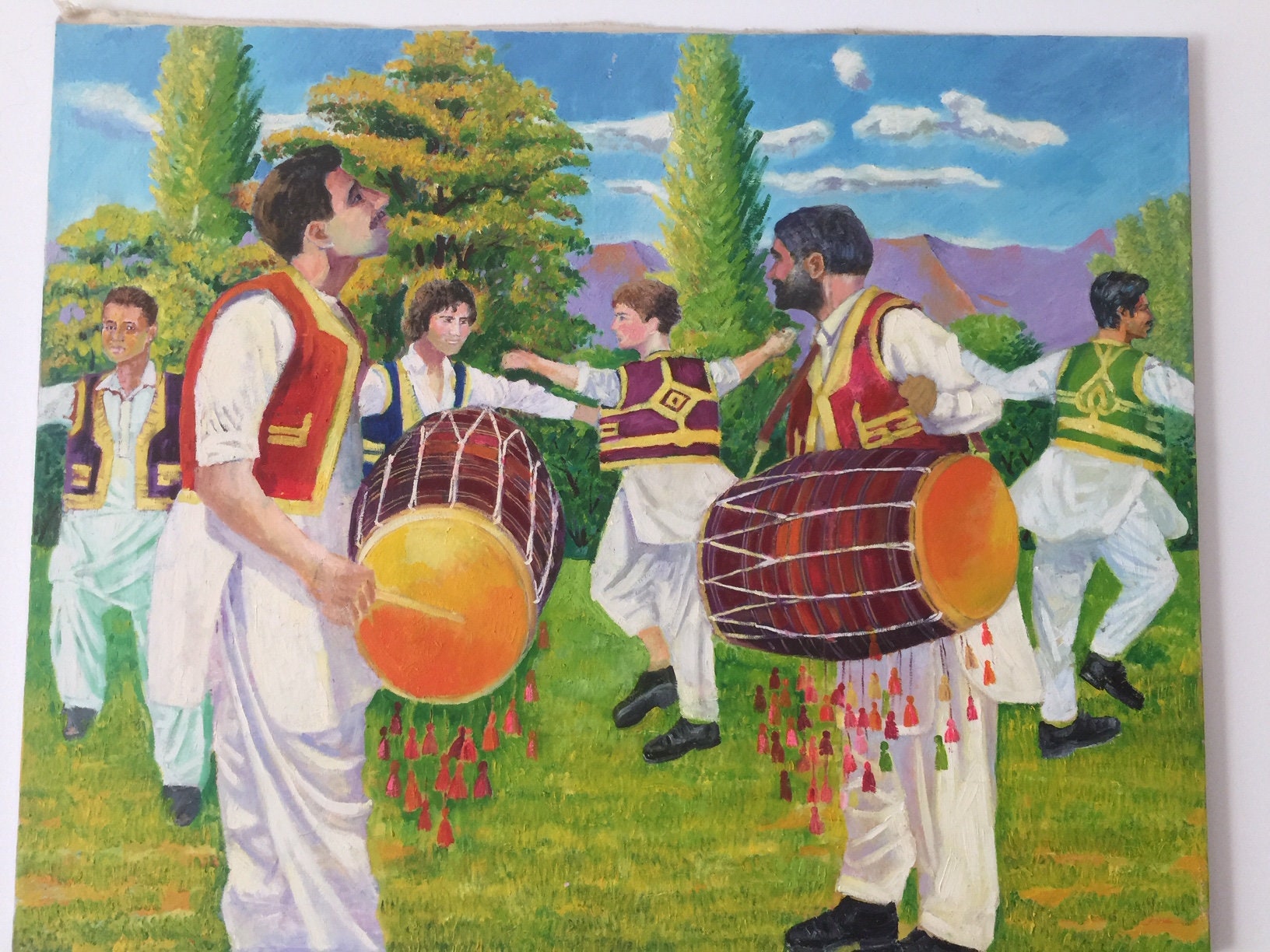 Afghan Men Dancing (attan) - Etsy