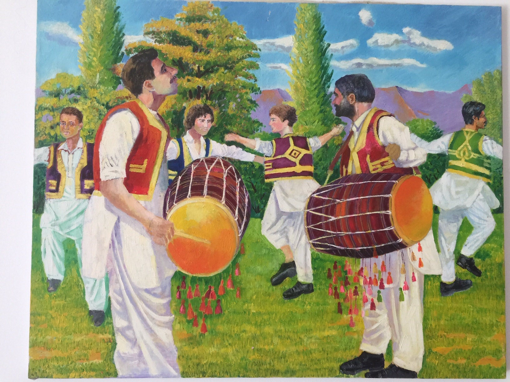 Afghan Men Dancing (attan) - Etsy