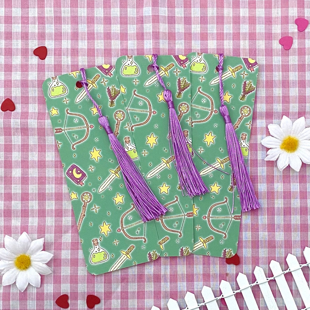 Rpg Hero Bookmark Dnd, Video Game, Mage, Sword, Warrior, Fantasy Book ...