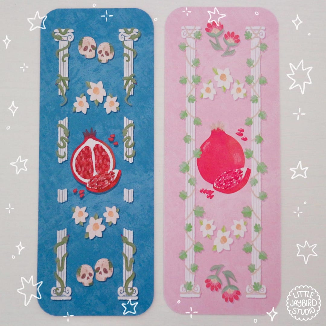 Hades & Persephone Bookmark | Bookish Gift, Greek Mythology, Aesthetic ...
