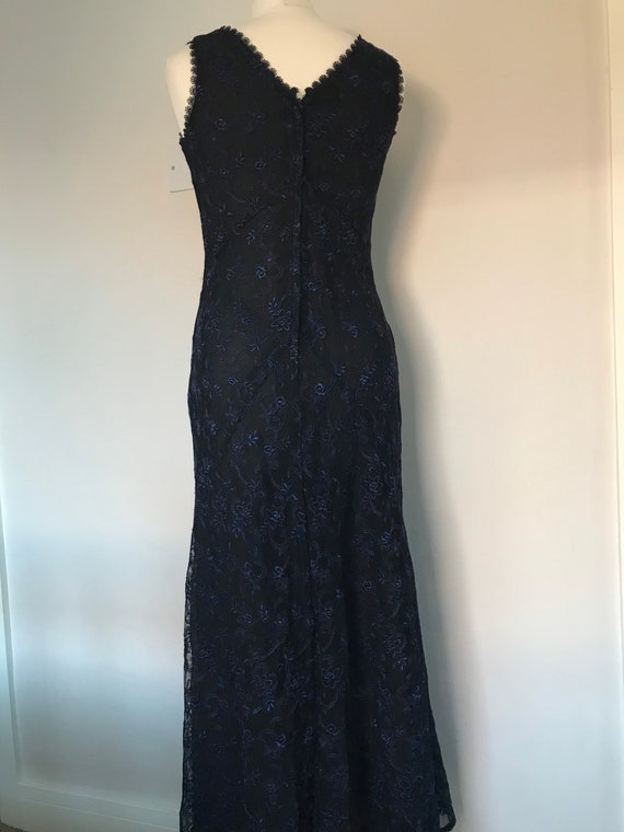 1990s Laura Ashley Lace Evening Dress - Gem